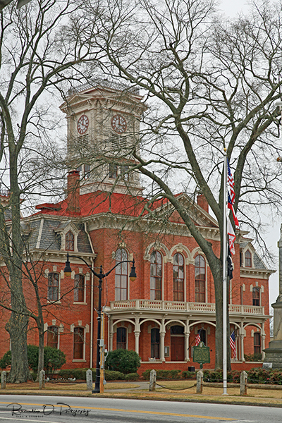 Winter Courthouse - Bramblin On Photography